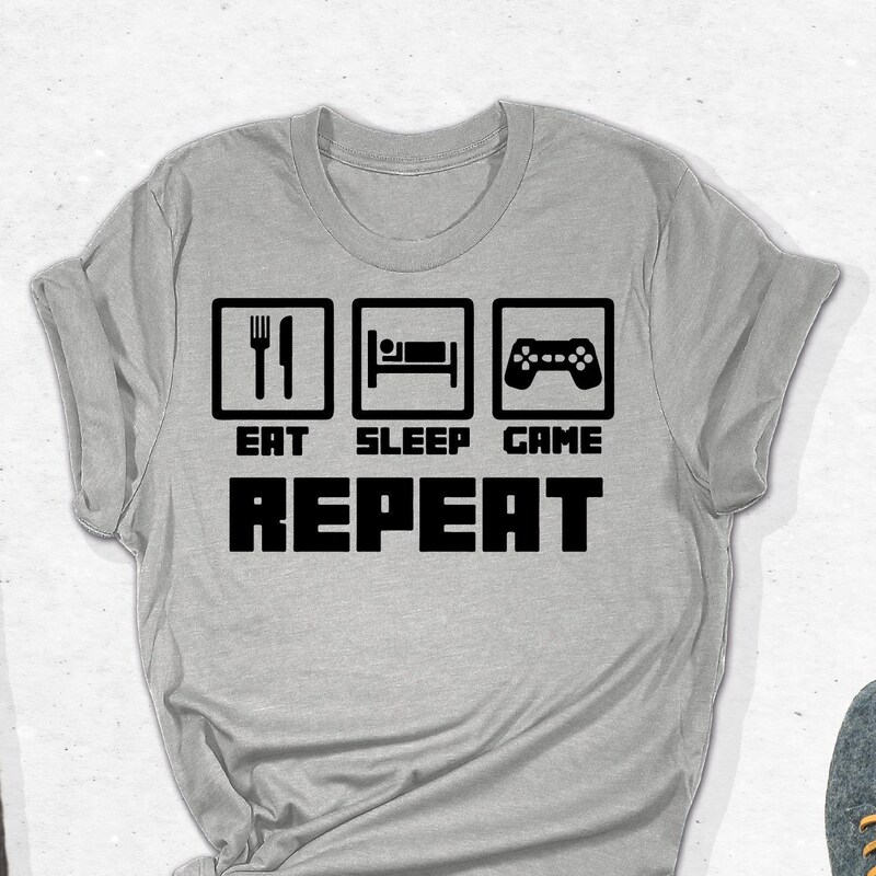 Eat Sleep Game Repeat - Etsy