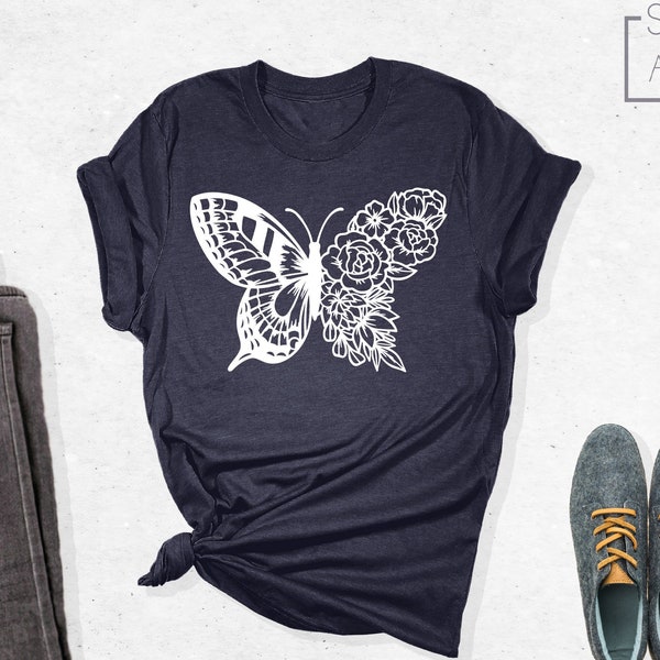 Butterfly Shirt - Etsy