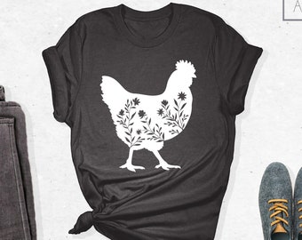 Floral Rabbit Shirt, Floral Bunny Shirt, Easter Tee, Bunny Shirt ...