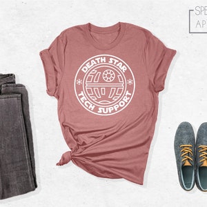 Death Star Shirt, Tech Support Shirt, Star Wars, Star Wars Shirt, Star ...