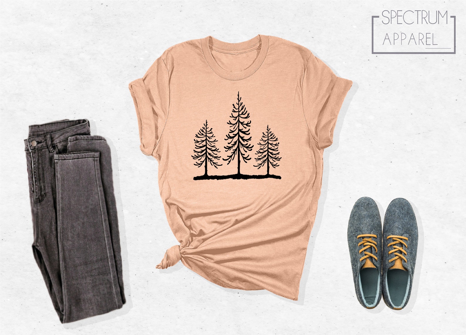 Pine Tree Shirt, Pine Tree, Camping Shirt, Hiking Shirt, Adventure ...