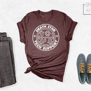 Death Star Shirt, Tech Support Shirt, Star Wars, Star Wars Shirt, Star ...