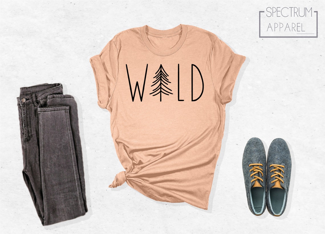 Wild Shirt, Wild Tree Shirt, Camping Shirt, Camp Lover Shirt, Nature ...