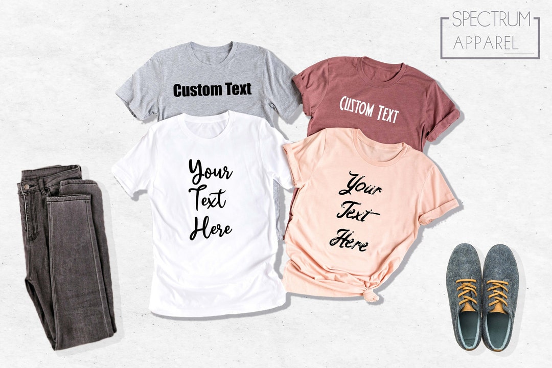 Personalized T-shirt, Custom T-shirts, Custom Tee, Personalized Shirt ...