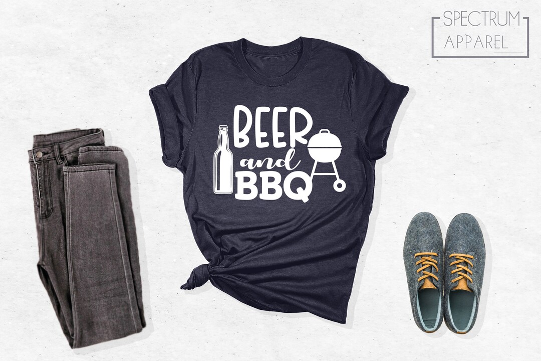 Beer and Barbecue Shirts, Funny Barbecue T-shirt, BBQ Lovers Shirt, BBQ ...