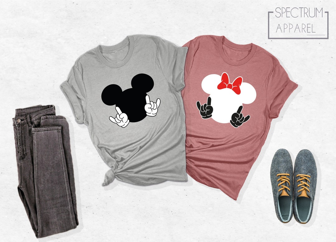 Rock and Roll Inspired by Mickey or Minnie T-shirts, Custom Mickey or ...