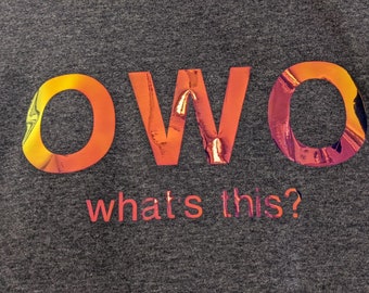 Owo Shirt - Etsy