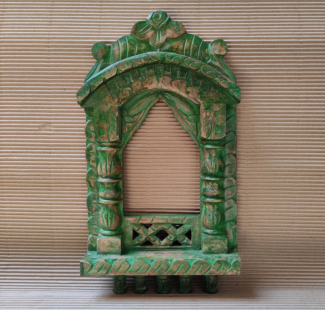 Wooden Jharokha Frame Handcrafted Photo Picture Frame Hand Made Carved ...