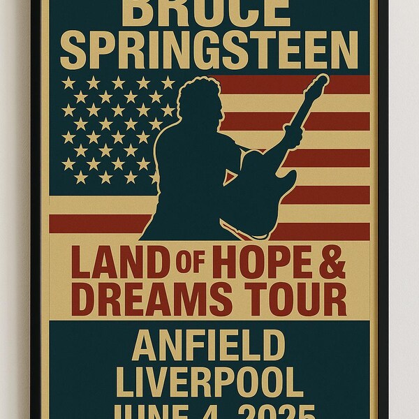 Bruce Springsteen - Etsy UK
