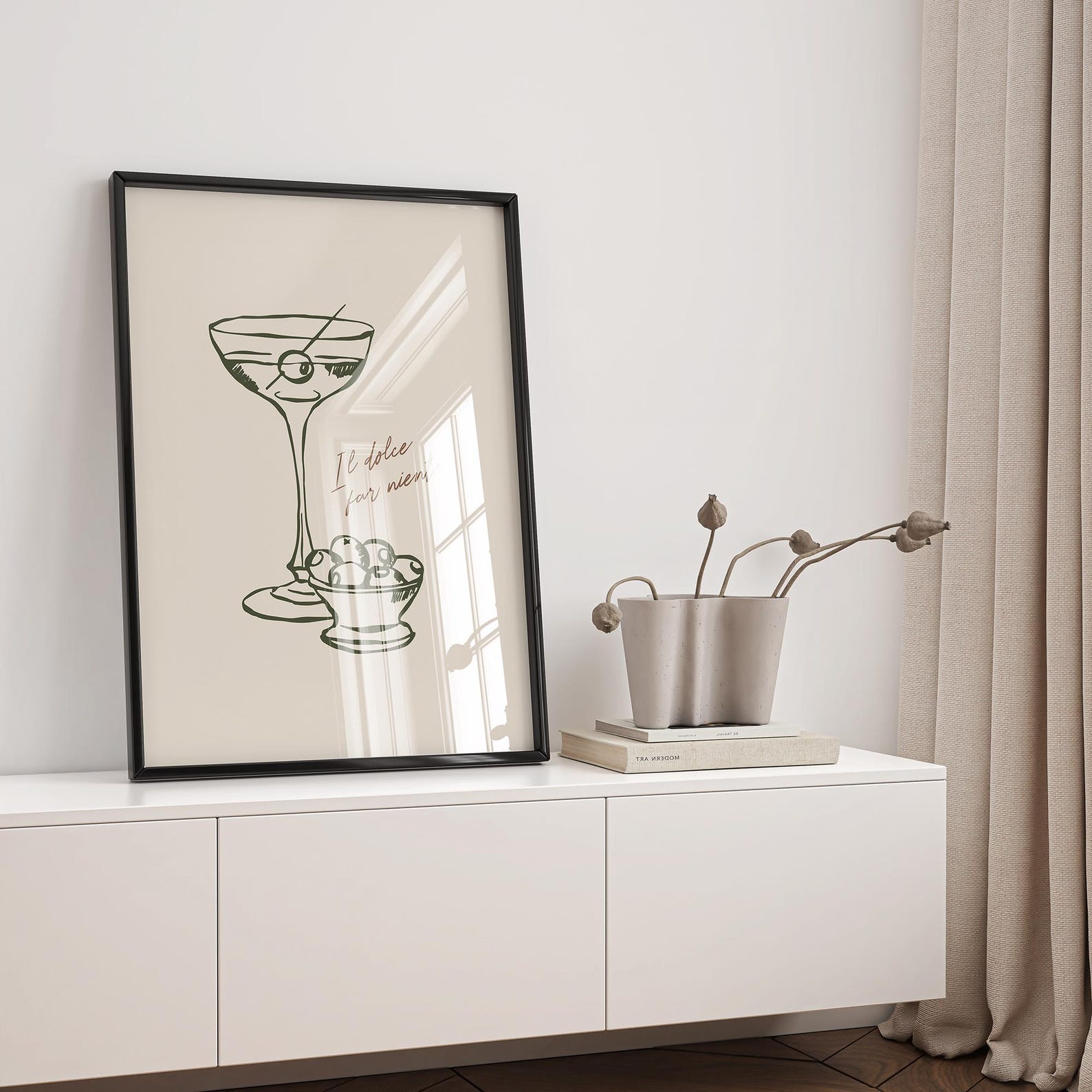 Il Dolce Far Niente Print, Italian Wall Art, Positive Vibes Art Print ...