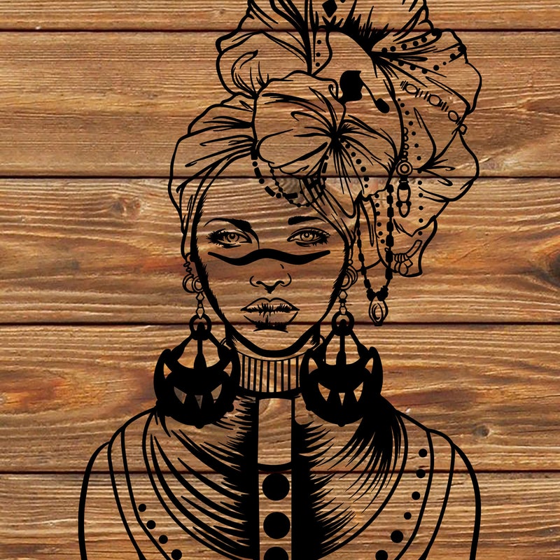 African Stencil - Etsy