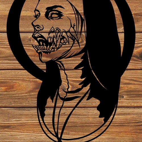 PNG SVG File Devil Demon Satin Evil Tattoo Stencil - Etsy