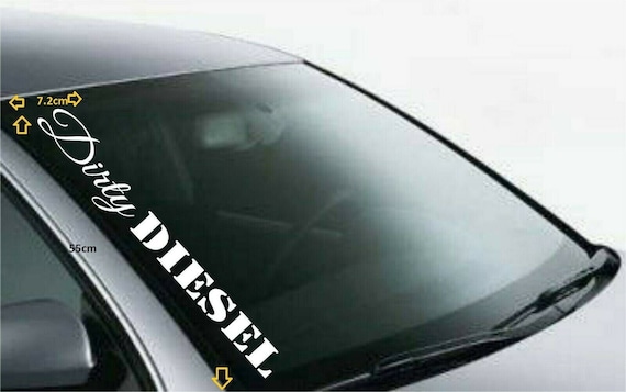 Car Windscreen Decal Script Vinyl Car Sticker Window/body | Etsy