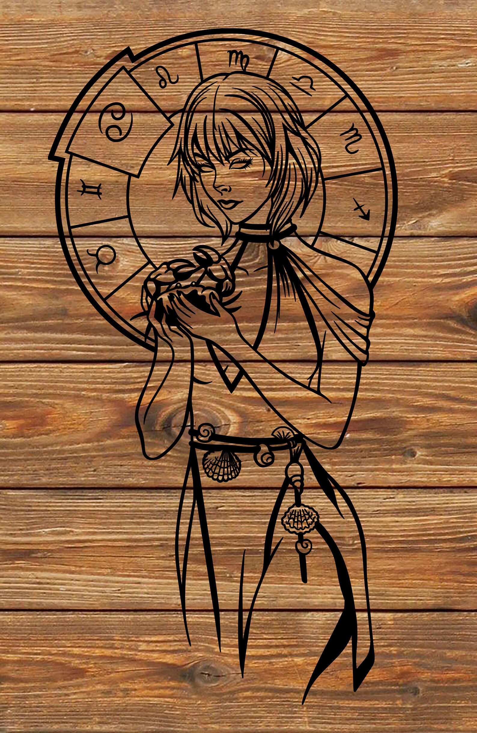 PNG SVG File All 12 Star Signs Tattoo BUNDLE Stencil for | Etsy UK