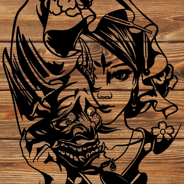 Japan Monster Svg - Etsy