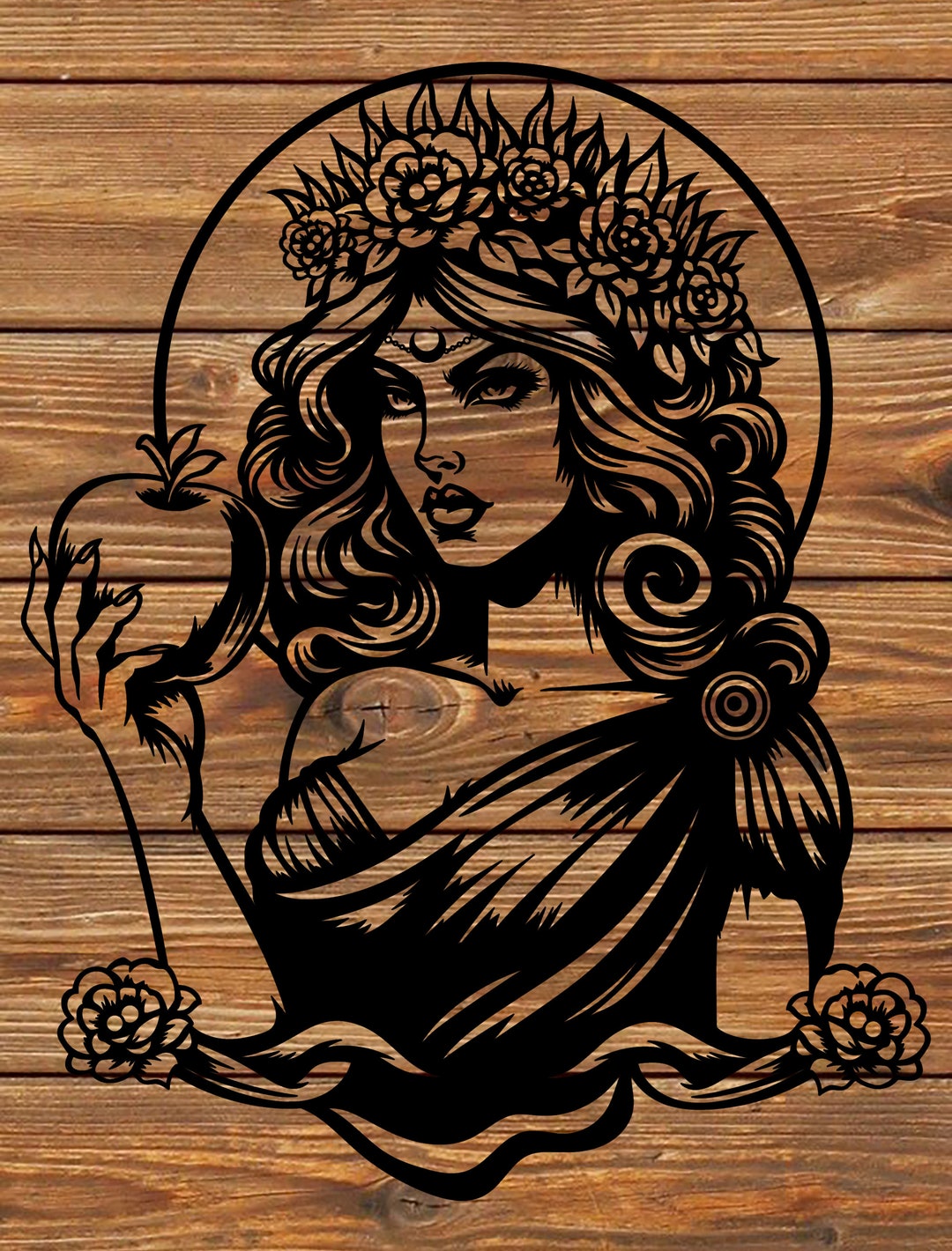 PNG SVG DXF File - Eris - Goddess - Greek Goddess - Queen -tattoo ...