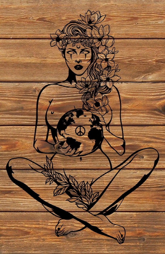 Gaia Mother Earth Tattoo