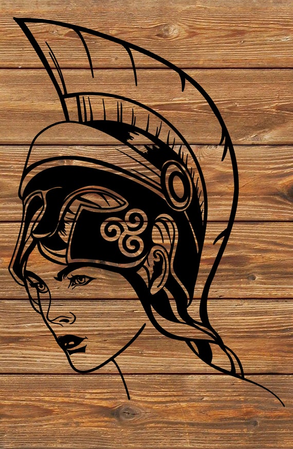 Drawing & Illustration Digital Vinyl Cutter PNG SVG File Athena Greed ...