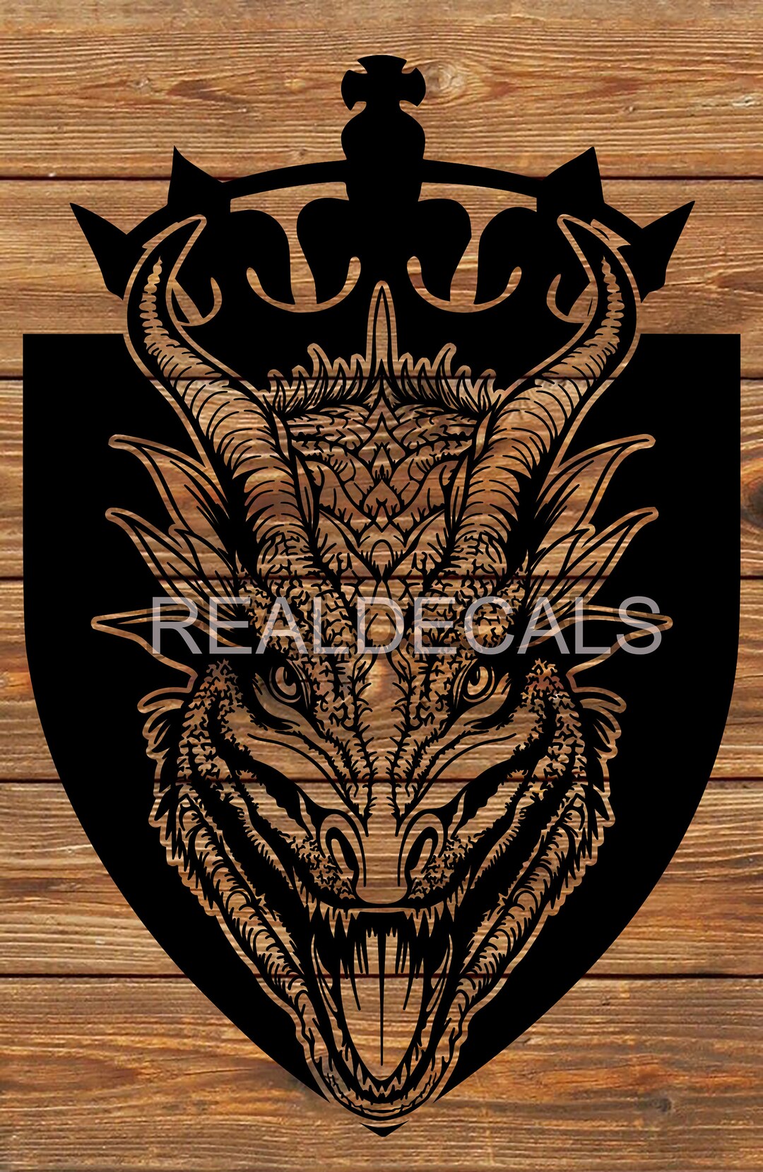 PNG SVG File Dragon Head Mythological Creature Tattoo Stencil ...