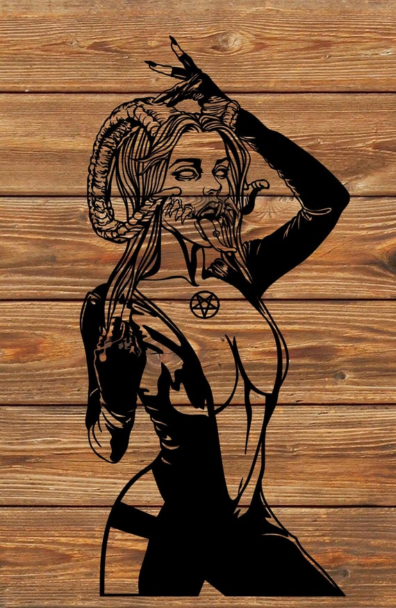 PNG SVG File Demon Girl Monster Zombie Evil Tattoo - Etsy Australia