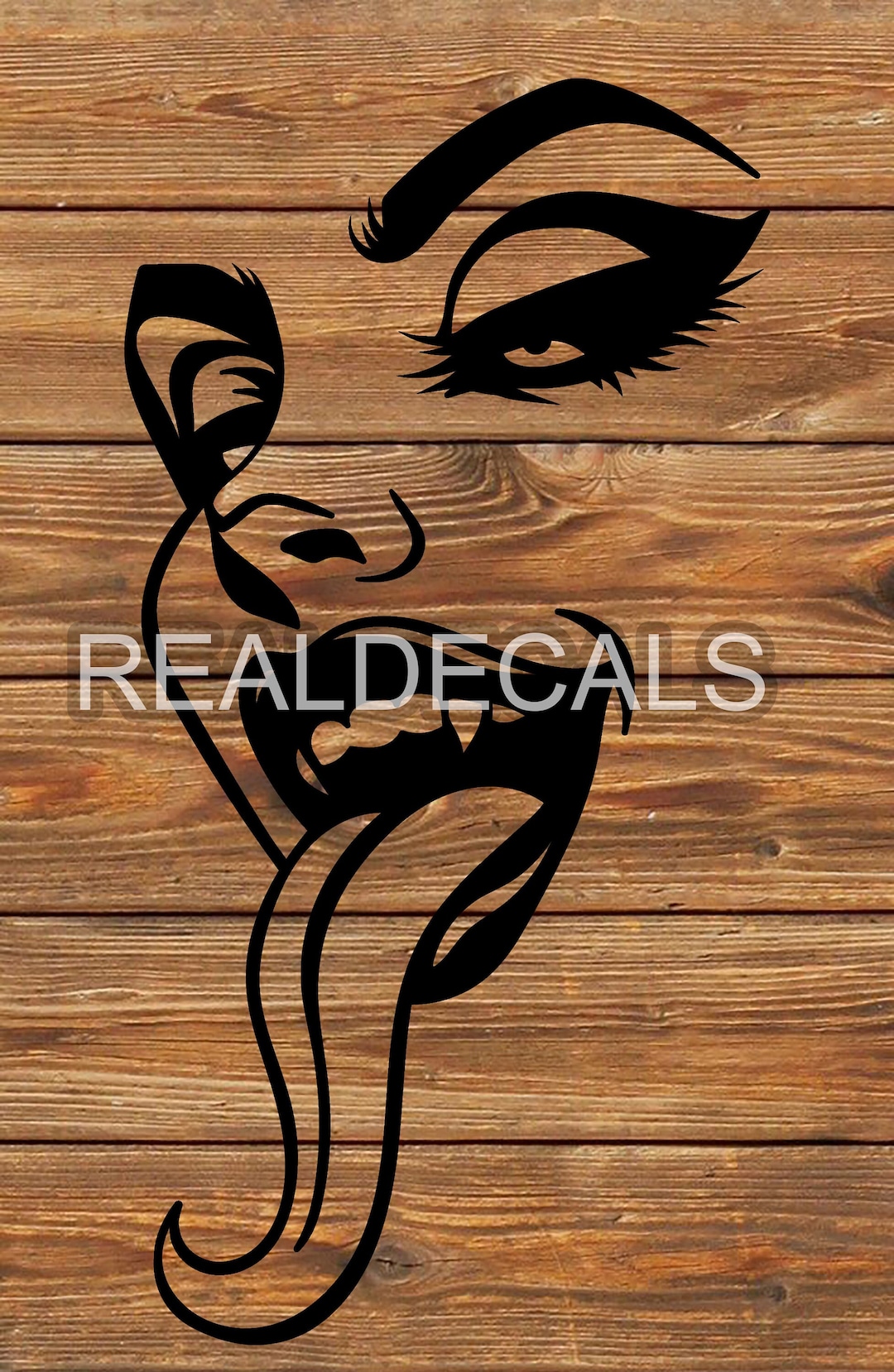 PNG SVG DXF File Devil Demon Satin Evil Tattoo Stencil for Cricut Vinyl ...