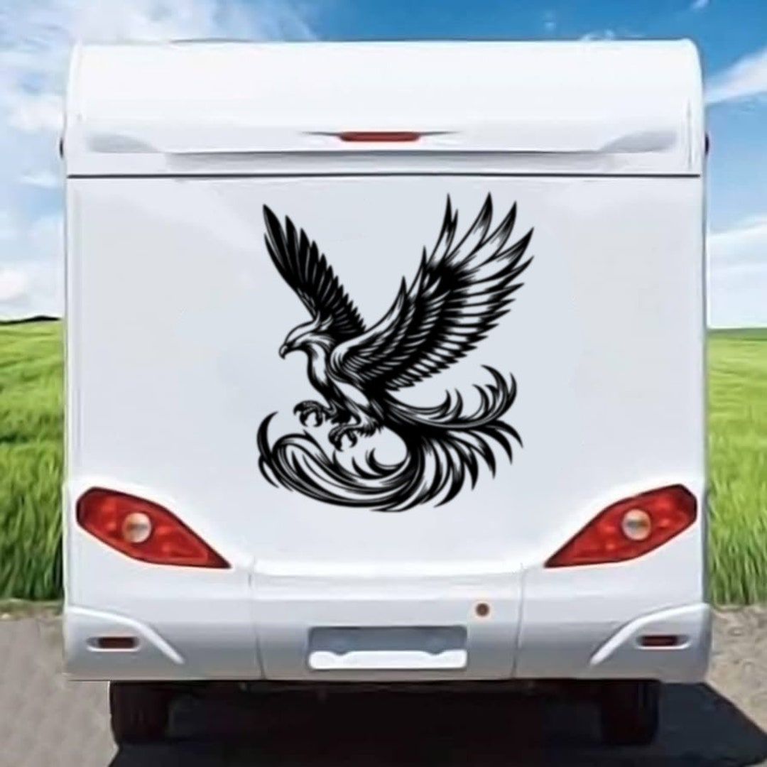 Motorhome Camper Van Caravan Sticker DECAL COMPASS Phoenix Firebird - Etsy