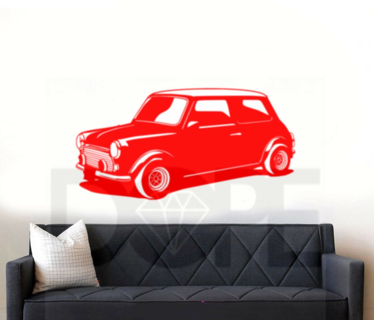 RD24 Mini Cooper Classic Car Vinyl Sticker Wall Art Decal | Etsy