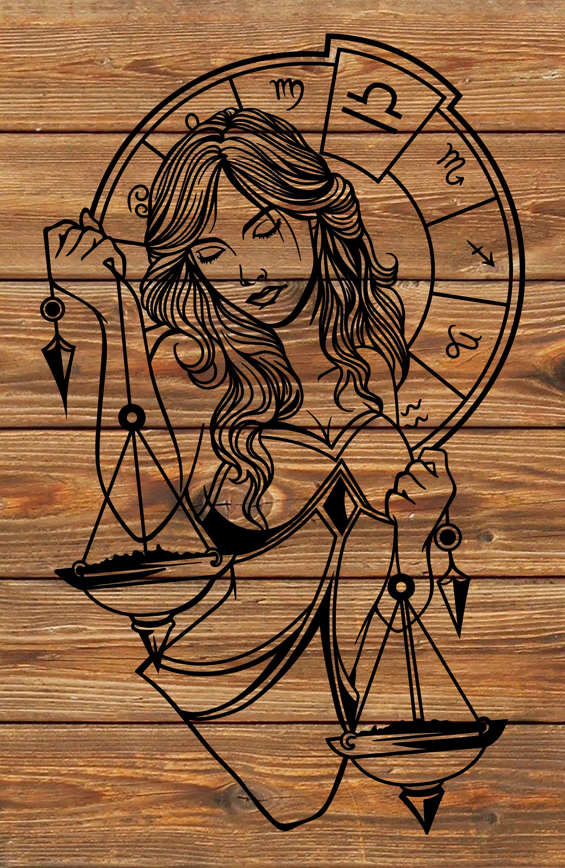 PNG SVG File All 12 Star Signs Tattoo BUNDLE Stencil for | Etsy UK