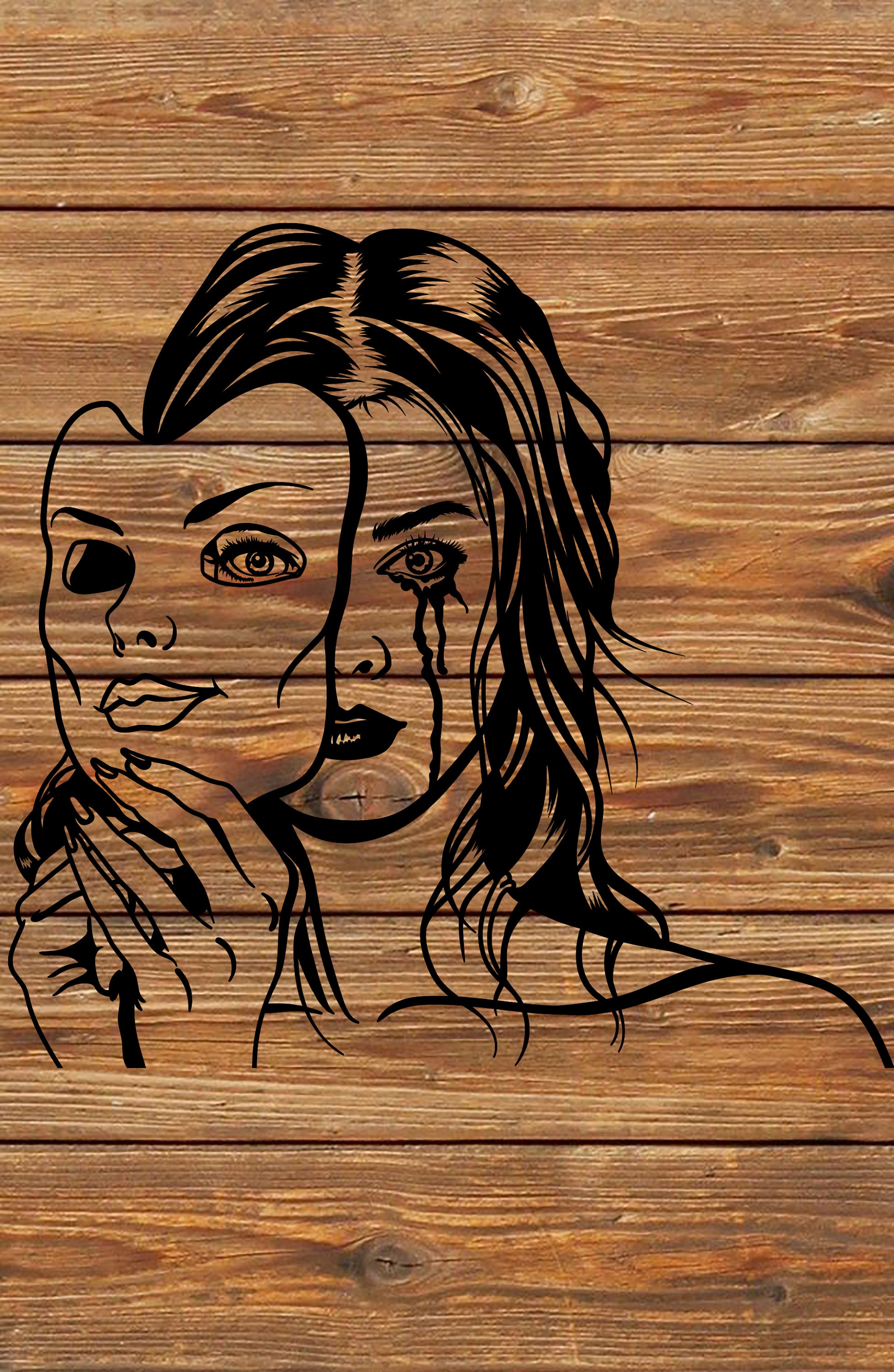 Creepy Stencil