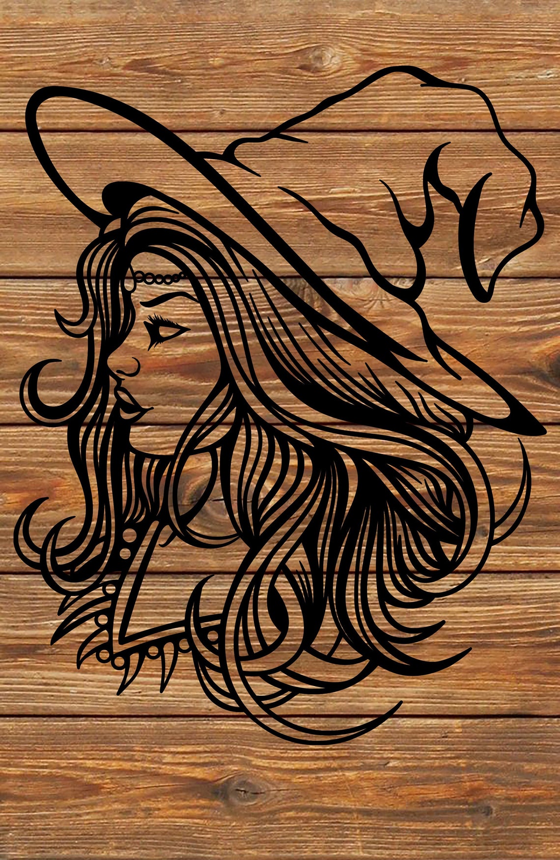 PNG SVG File Wiccan Witch Wicca Woman Witchcraft Cute - Etsy
