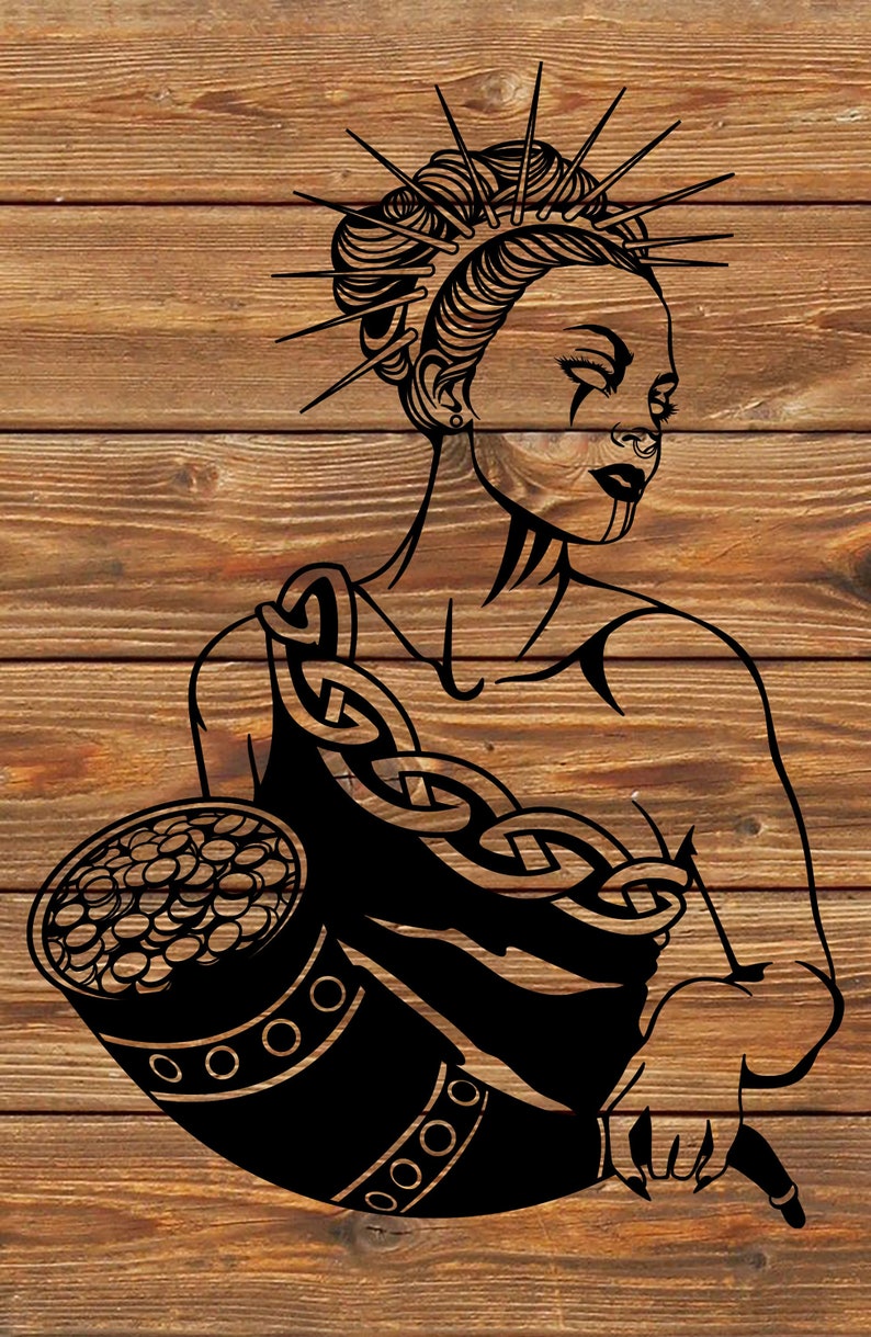 PNG SVG File Fortuna Goddess Roman Goddess Queen - Etsy