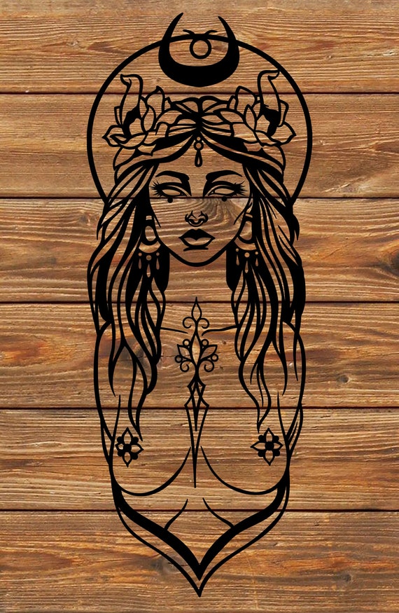 PNG SVG File Cool Taurus Zodiac Star Sign Bull Tattoo Stencil | Etsy