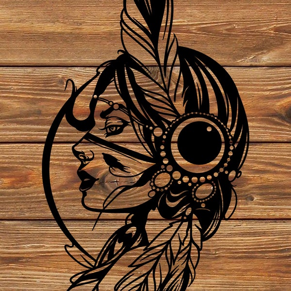 Native American Decal - Etsy