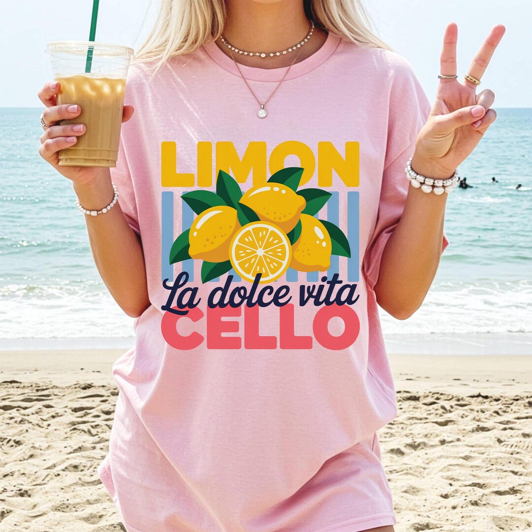 Limoncello Italy PNG, Trendy Amalfi Coast Vacation Sublimation, Preppy ...