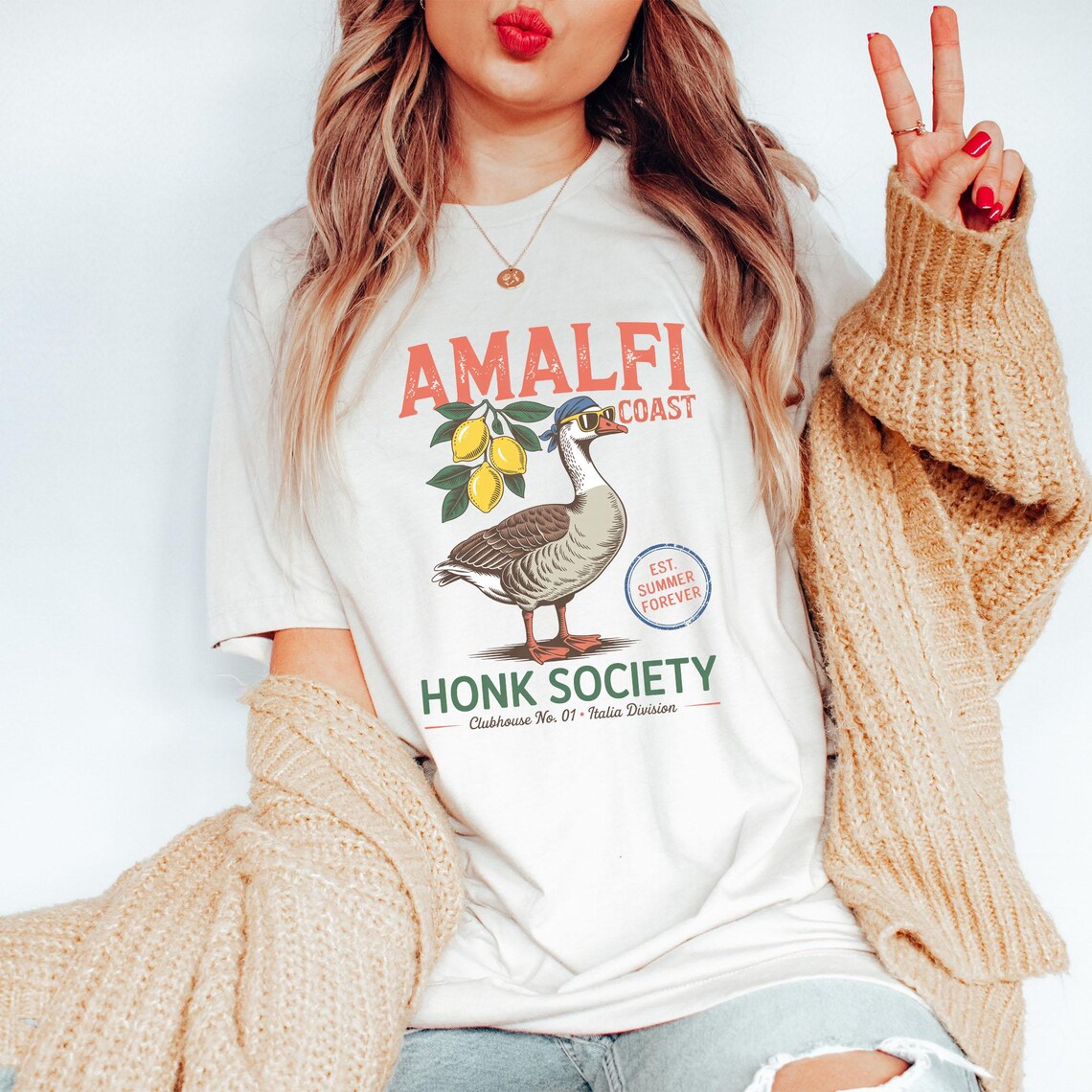 Amalfi Coast Honk Society Png, Funny Italian Summer Design, Bougie ...