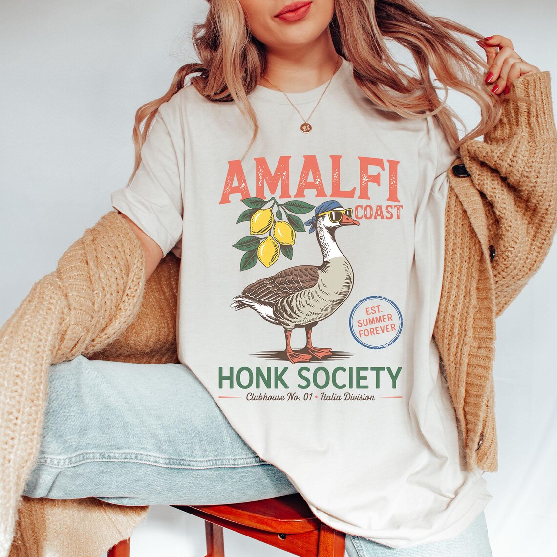 Amalfi Coast Honk Society Png, Funny Italian Summer Design, Bougie ...