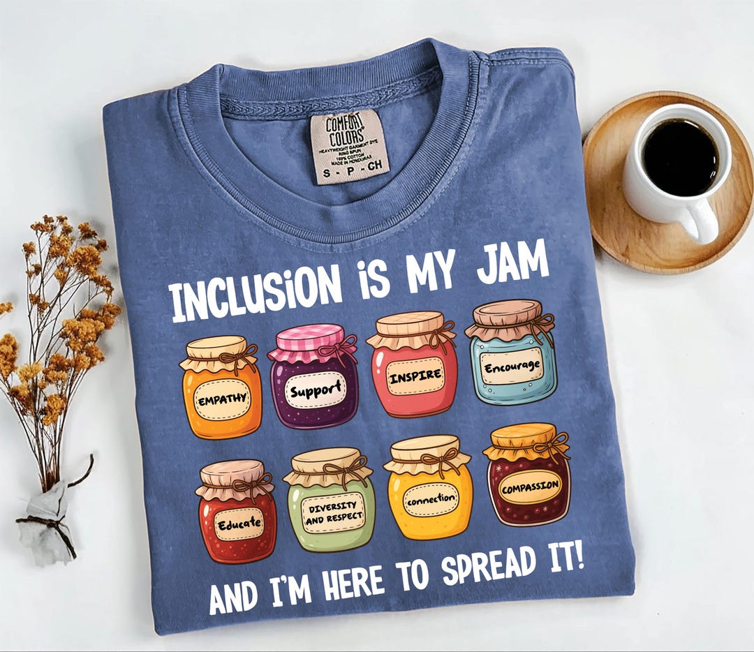 Inclusion is My Jam Neurodiversity Png, SPED Teacher Gift Png, Autism ...