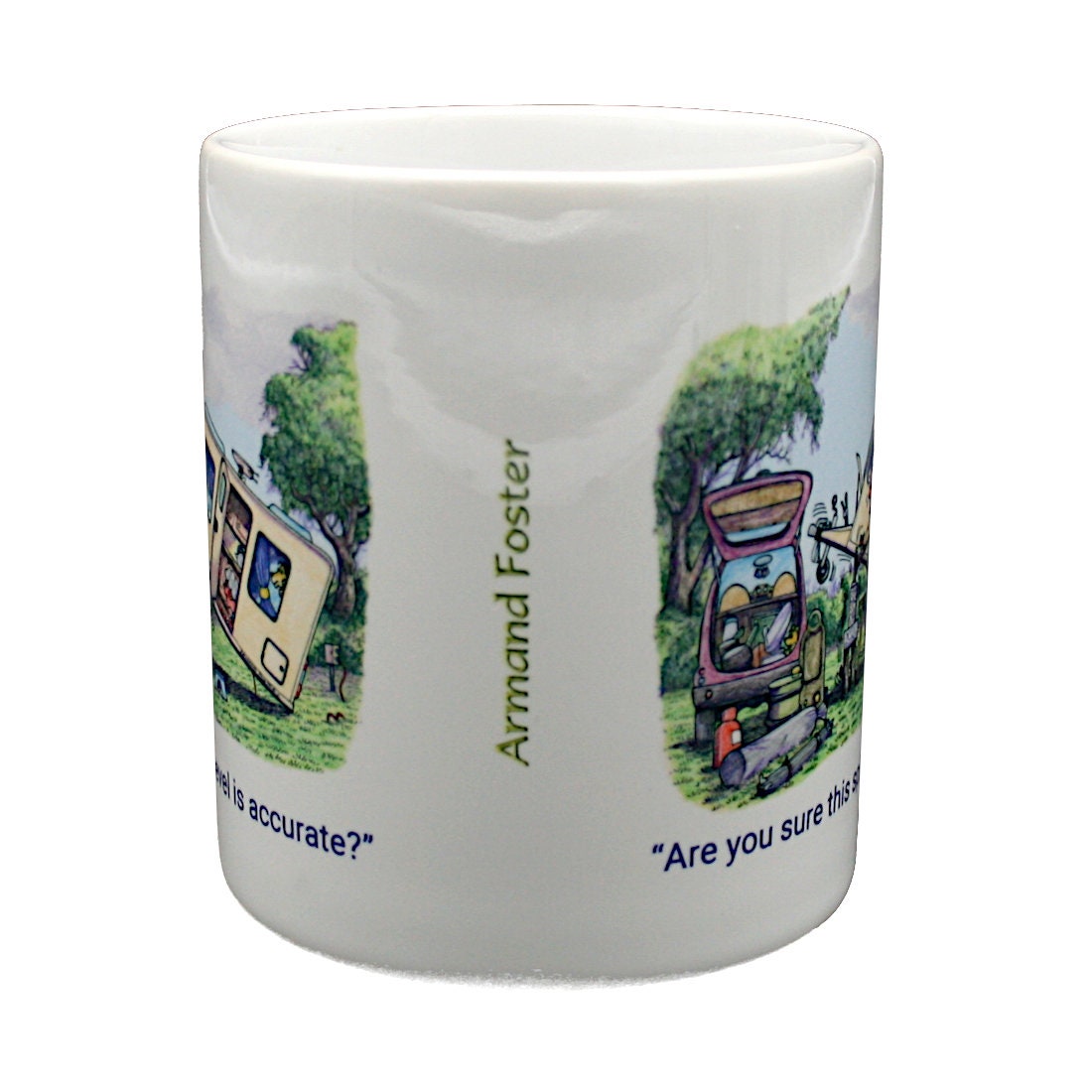 Caravane Caravanning Humour Dessin Animé Drôle Cadeau Mug - Etsy France