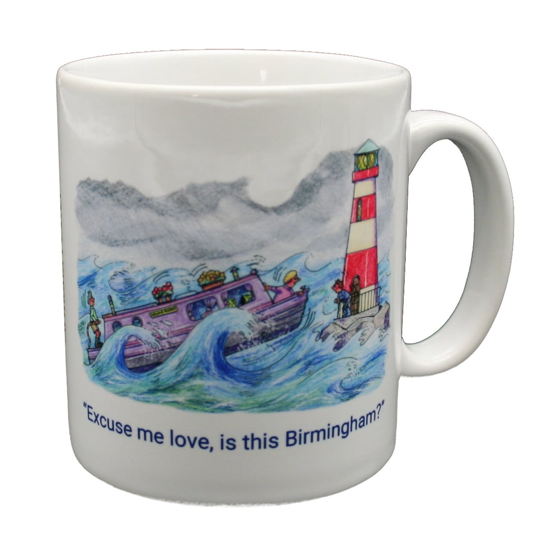 Narrowboats Narrow Boats Humour Cartoon Funny Gift Double - Etsy