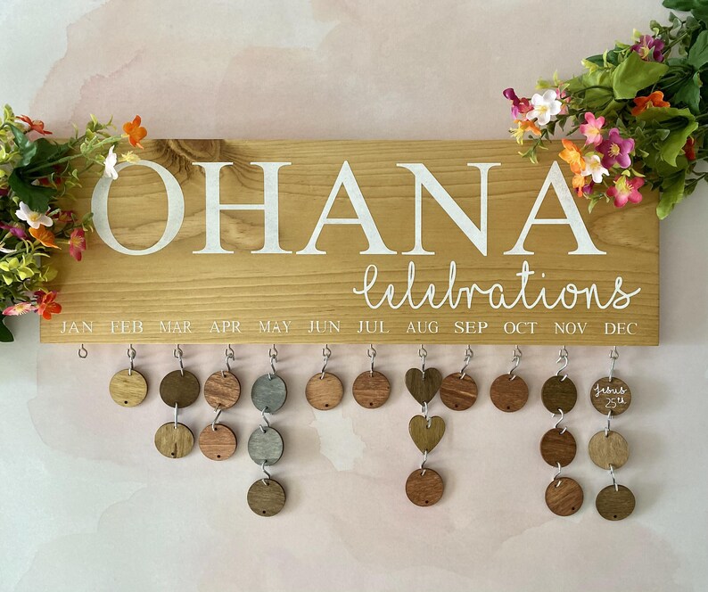 Ohana Celebration Board - Etsy