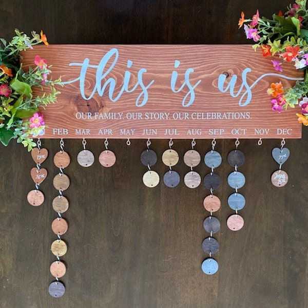 Family Celebration Board - Etsy