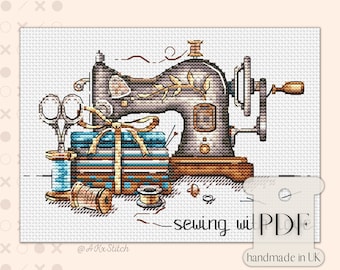 Machine Cross Stitch | Etsy