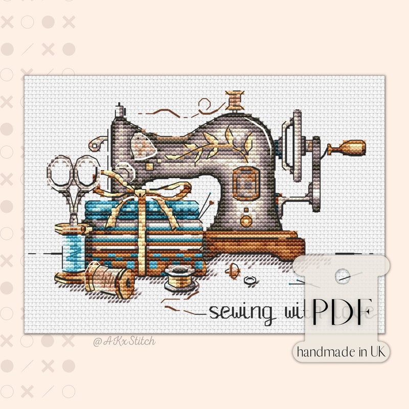 Machine Cross Stitch - Etsy