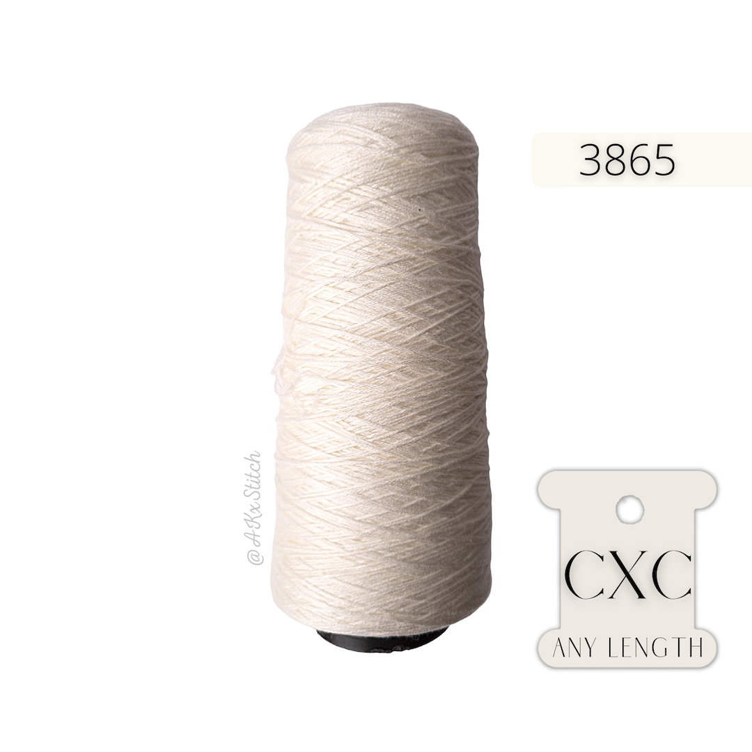 CXC 3865 off White Embroidery Thread by Metre, Cut 1-metre Lengths ...
