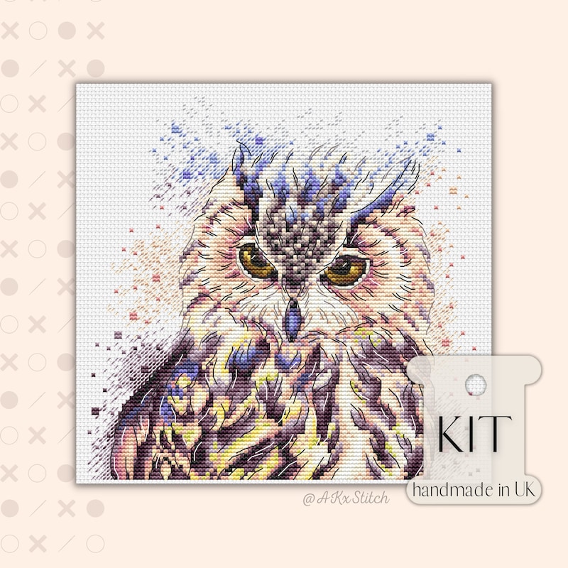 Owl Needlepoint - Etsy