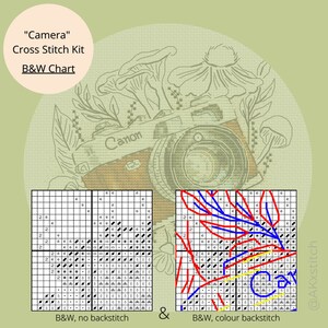 Camera Cross Stitch Kit / Photographers Canon Lens Cross | Etsy
