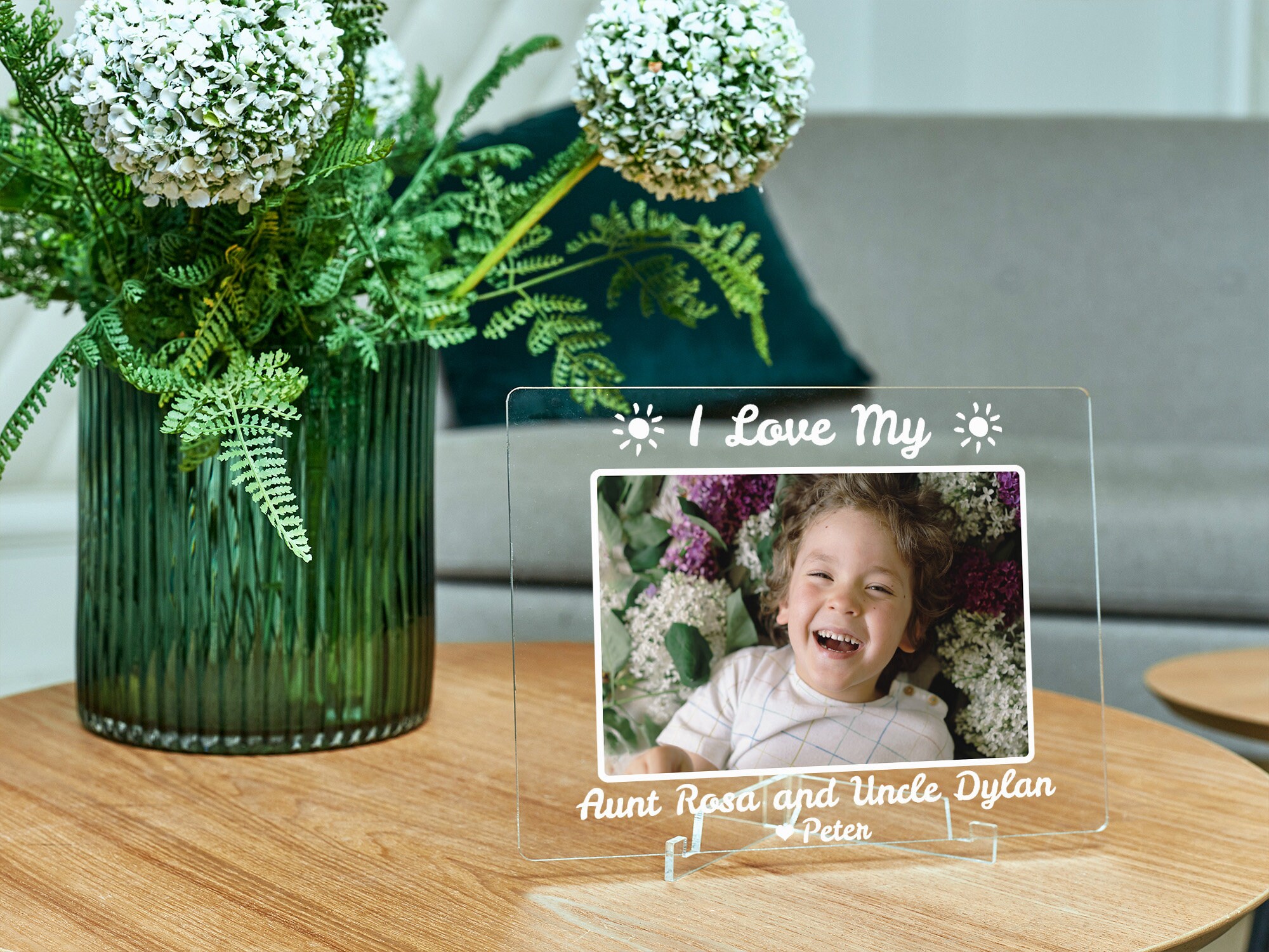 Aunt and Uncle Gift I Love My Aunt and Uncle Frame Unique - Etsy