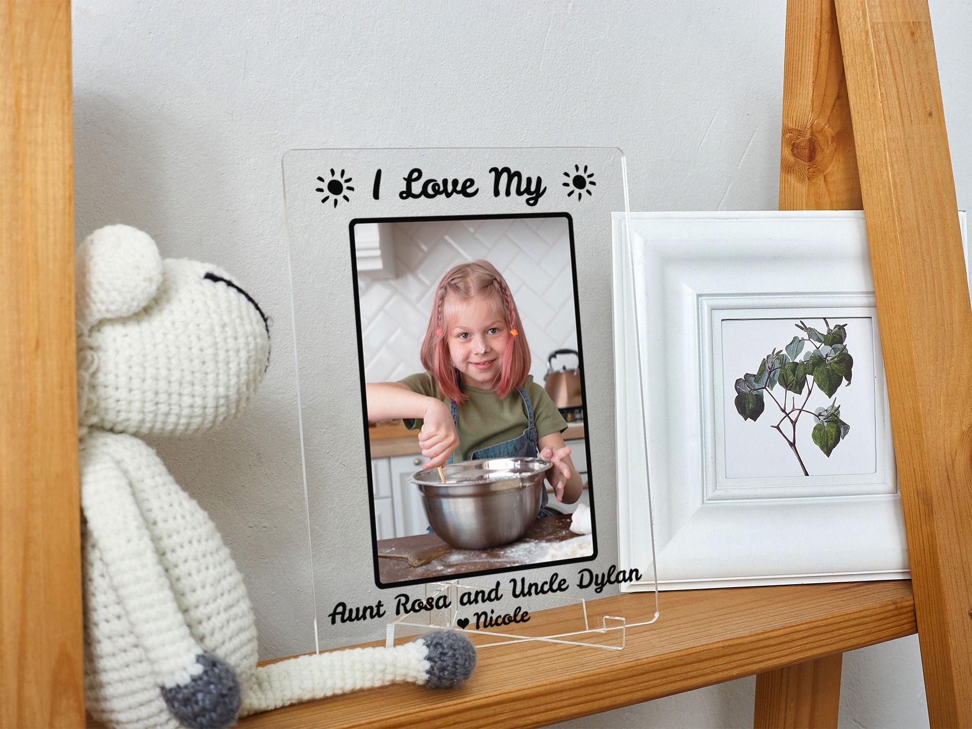 Aunt and Uncle Gift I Love My Aunt and Uncle Frame Unique - Etsy