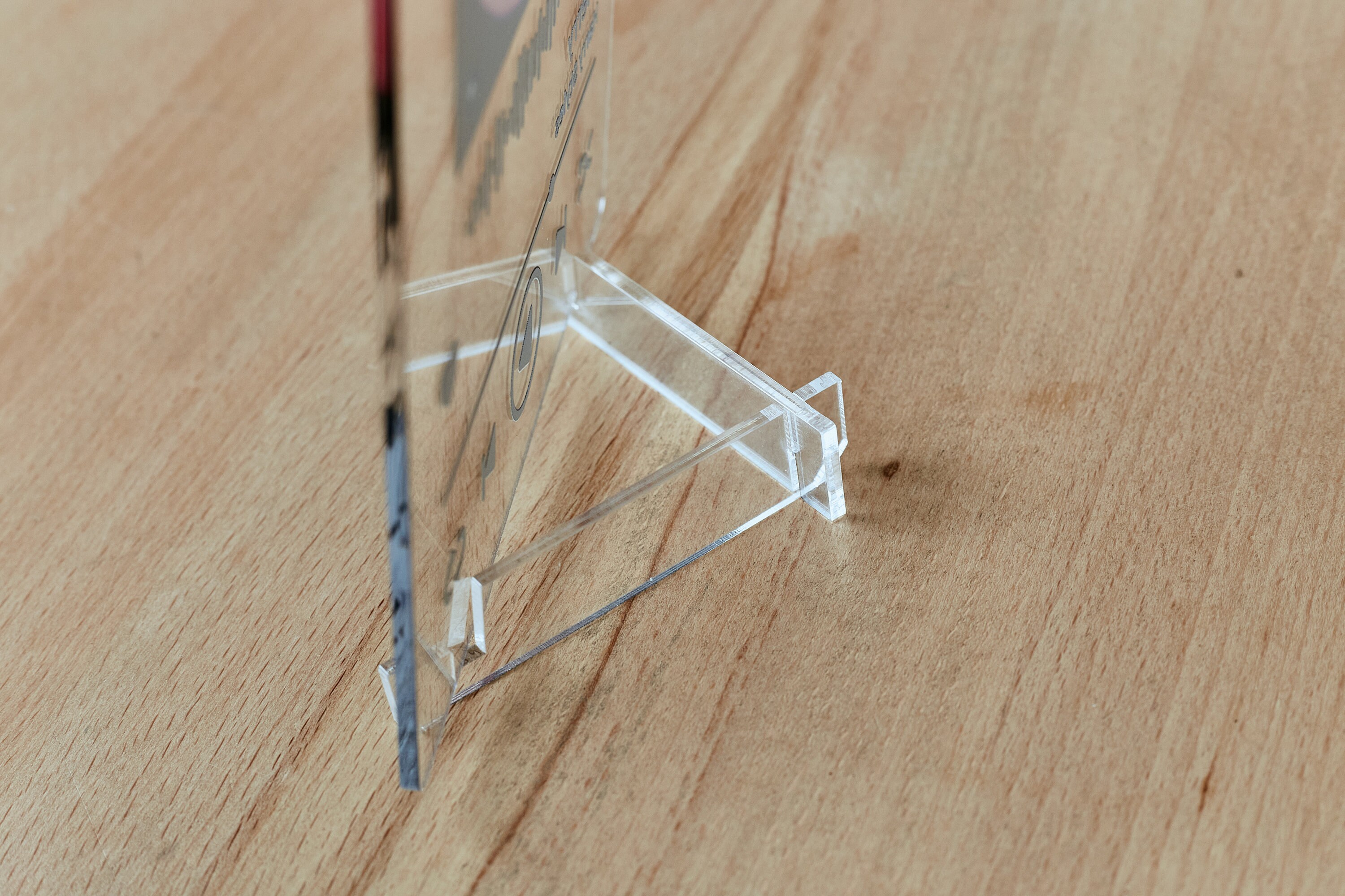 5 Couples of Acrylic Sign Holders Small Display Easel | Etsy