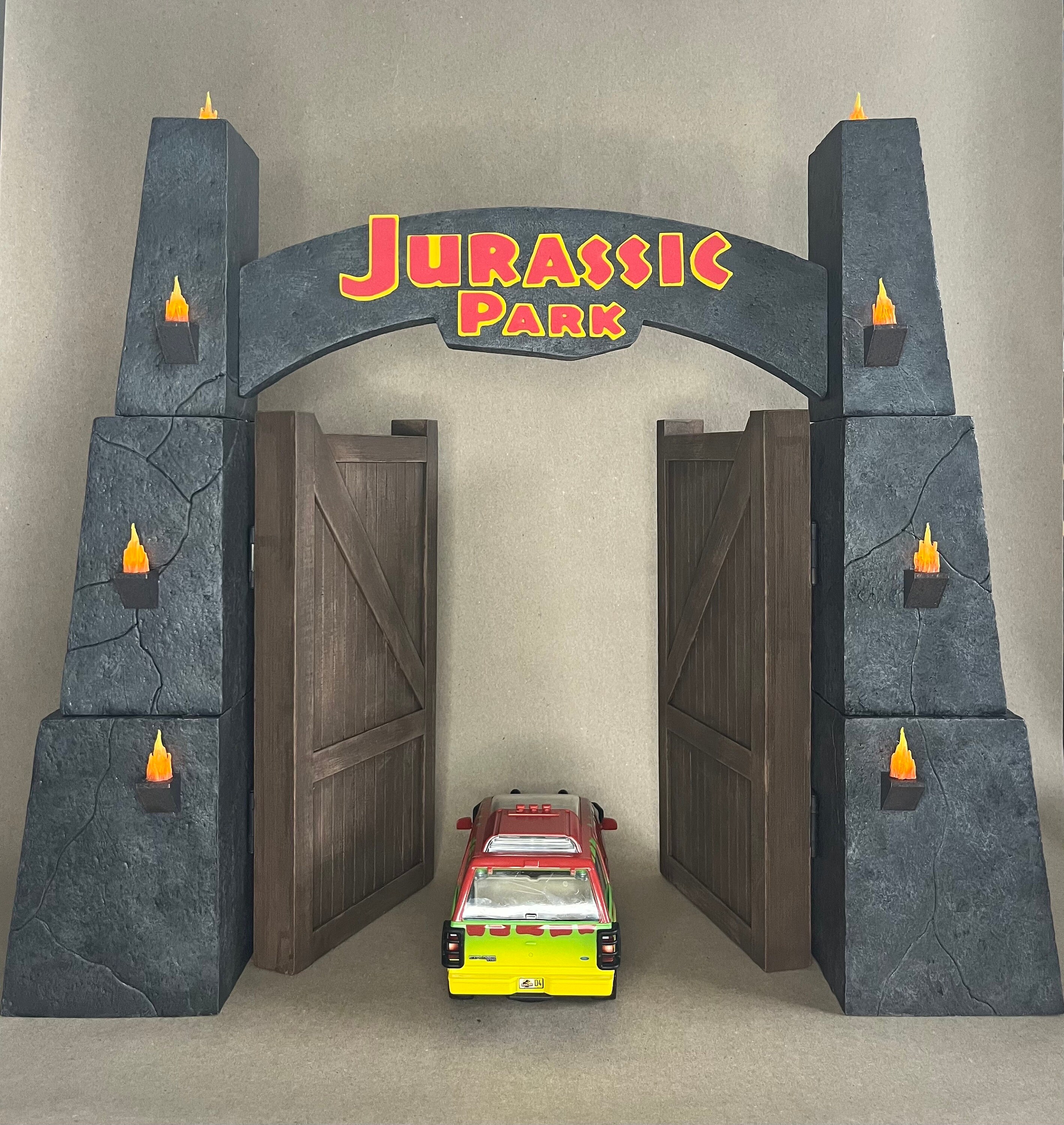 Jurassic Gates Diorama - Etsy